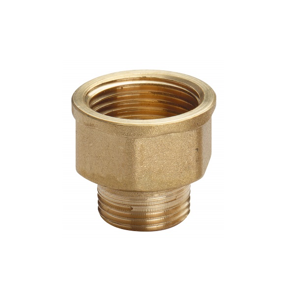 Mes. sok-nip. 1/4"x1/8" bi.bu.dr. - Draadfittingen messing - Stadex