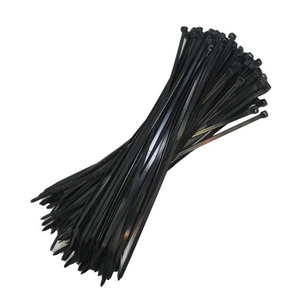 Ty-Rap, zwart, 100stuks - Kabelbinders / Tyraps - Stadex