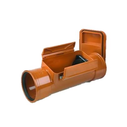 PVC bu.riol. ontst.stuk, 125mm, SN8 - PVC-U Buitenriolering SN8 fitting